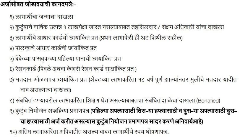 Maharashtra Lek Ladki Scheme | Govt Schemes India